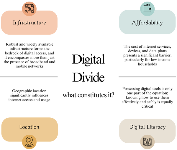 Understanding the Digital Divide in the age of AI: Where is the Gap?